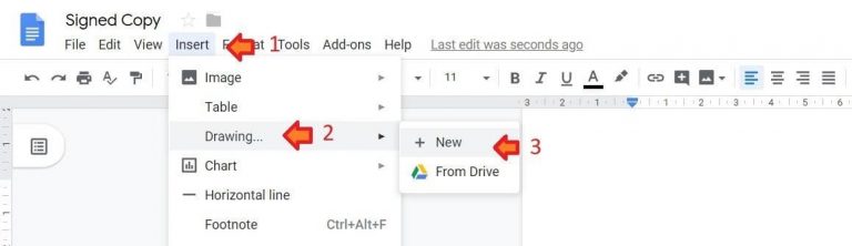 How to Digitally Sign a Document Using Google Docs | Cyberogism